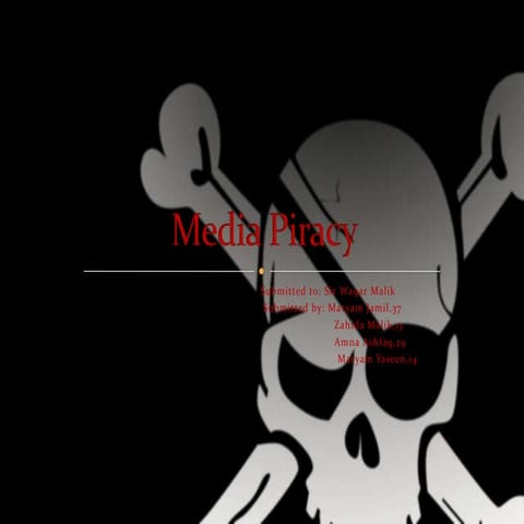 Media piracy | PPTX