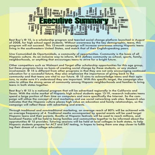 Media plan - Best Buy @15 Mass Communication Capstone Project | PDF