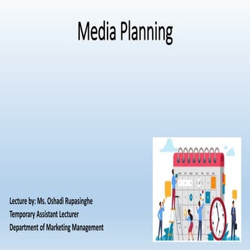 Media planning.pdf marketing book content | PPT