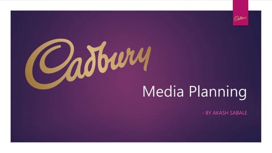 Case Study of Cadbury.pptx | Marketing and Advertising | Business