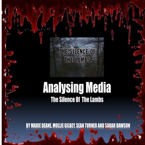 Textual Analysis of the Silence of the Lambs (1991) | PPTX