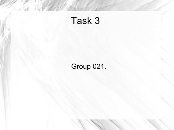 Media task 3 | PPT