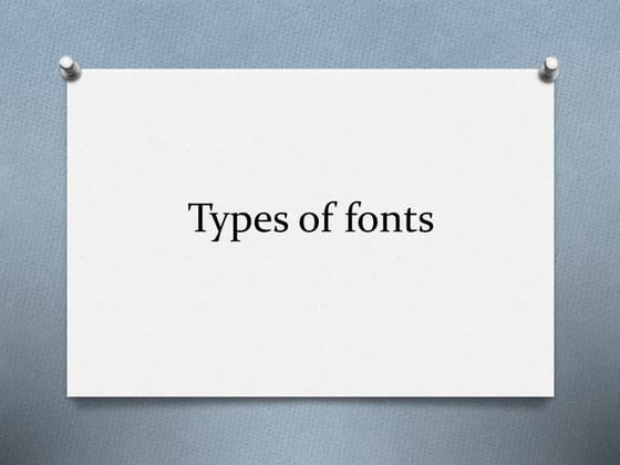 Typography, A Presentation | PPTX