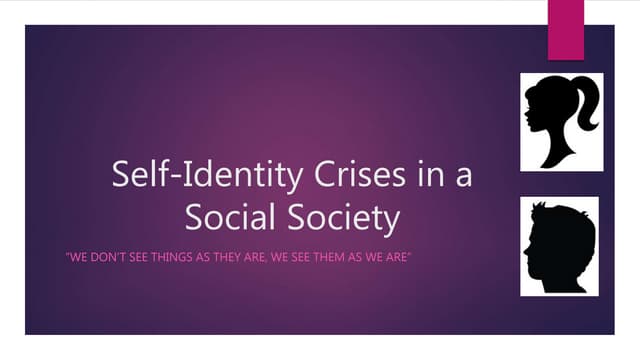 'Who am I?' Exploring Personal Identity | PPTX