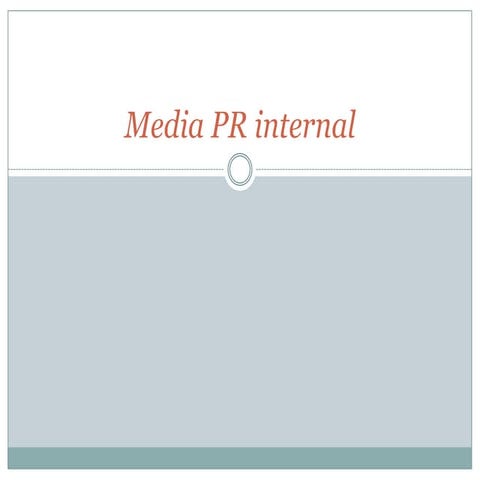 Media pr int hj | PPTX