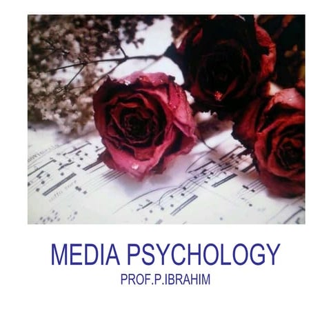 Media Psychology An Introduction | PPT
