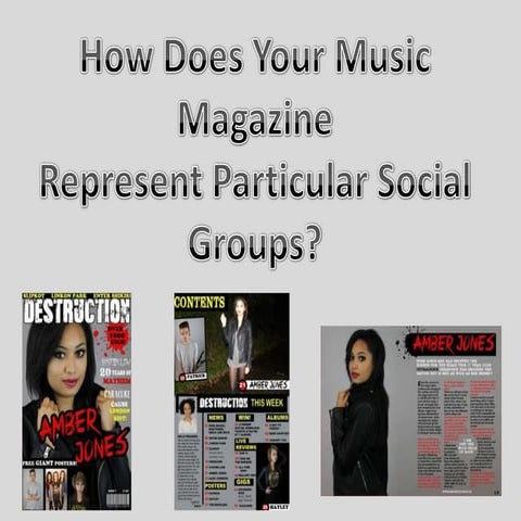 Representation in my magazine | PPTX