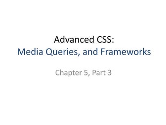 Beyond Media Queries: Anatomy of an Adaptive Web Design | PPT