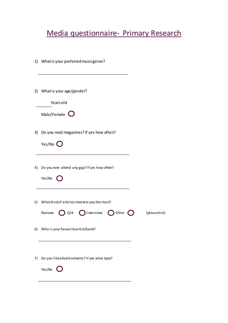 Media Questionnaire media-questionnaire