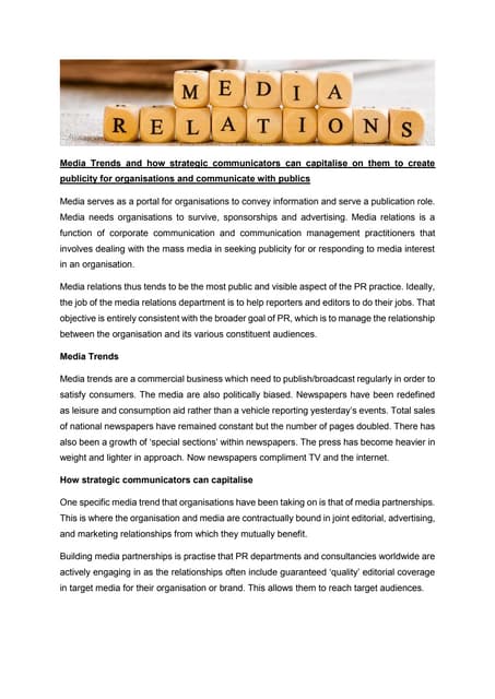 Different Tools of Public Relations | PPT | Genres