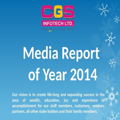 Media Report of 2014 CGS Infotech Awards .pptx