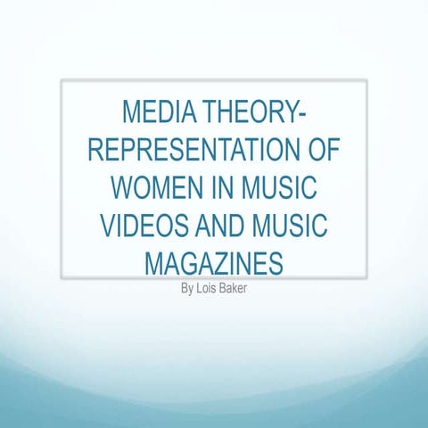 Media representation of women | PPT