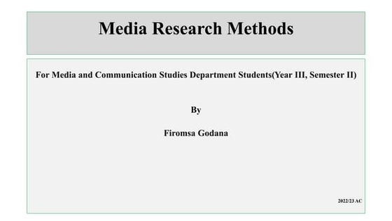 Need of Research- Why Necessary | PPTX