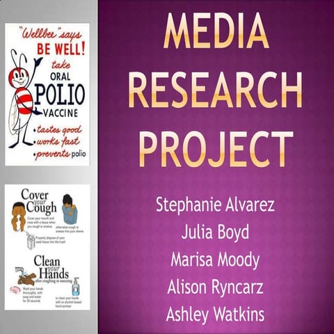 Media research project | PPT