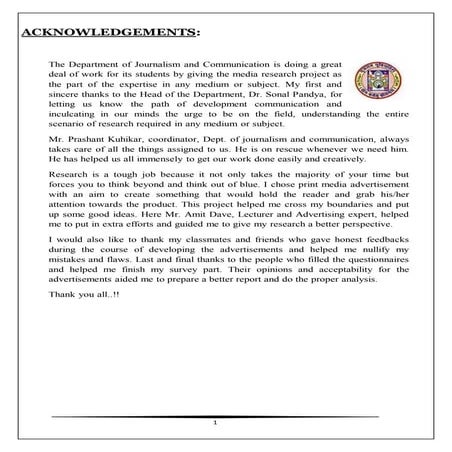 Media Research Report | PDF