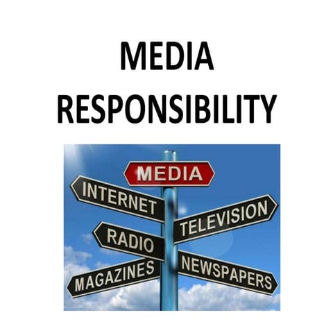 Media responsibility | PPTX