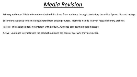 Lesson 4 purposes of media products worksheet | PPT
