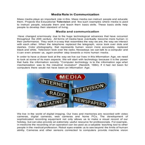 Media and types of communication | PPTX