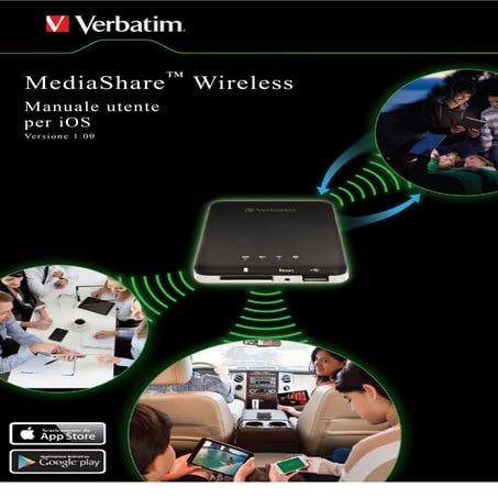 Il manuale di Verbatim MediaShare Wireless per iOS | PDF | Computing ...