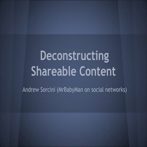 Media Shower - Shareable Content Presentation | PPT