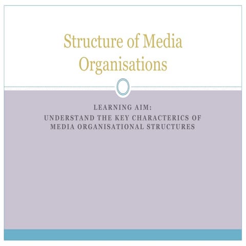 Media structures | PPTX