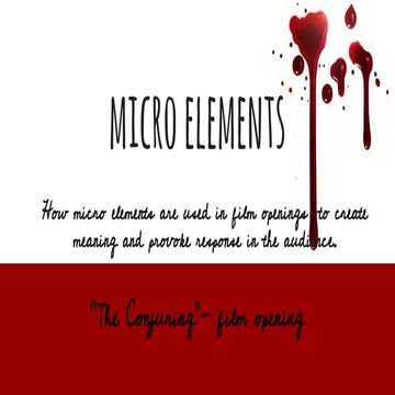 Media studies micro elements | PDF