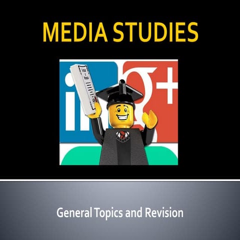 Media Studies General Topics | PDF