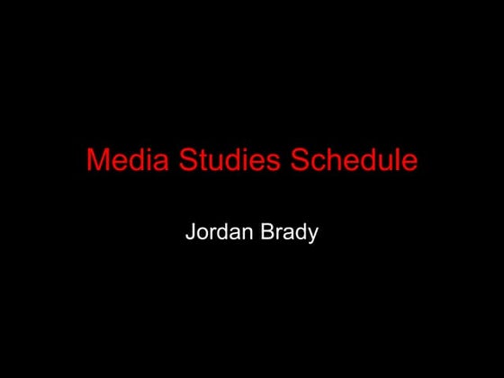 Production schedule | PPTX