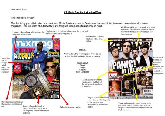 Music magazine proposal | DOCX