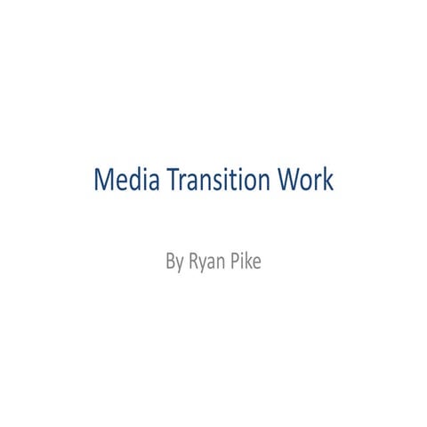 Media task 2 | PPT