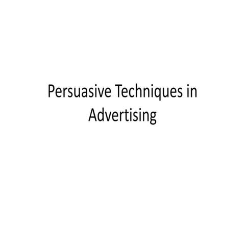 Media techniques | PPTX