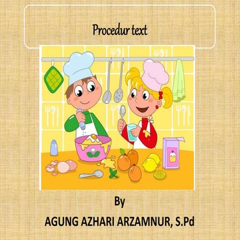 (PPT) Procedure text | PPTX