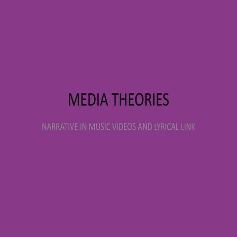 Media theories | PPTX