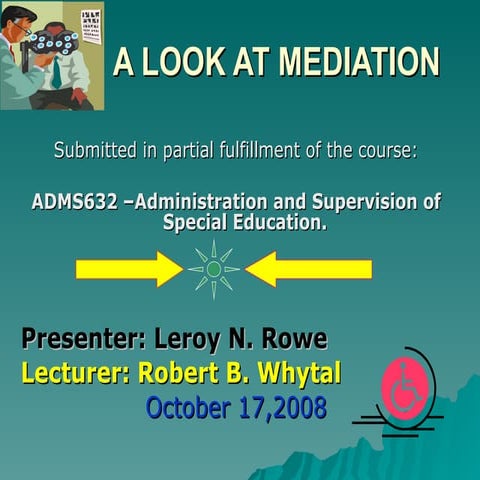 Mediation In Special Education | PPT