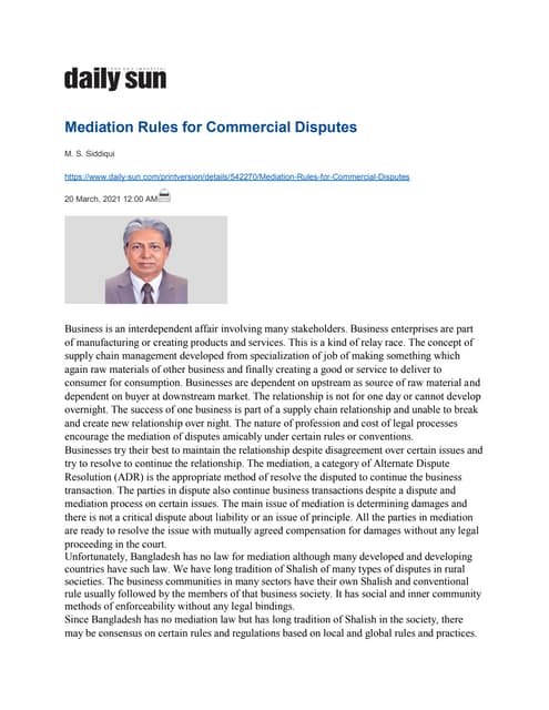 Arbitration, mediation and conciliation in India | PPT