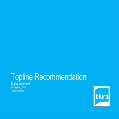 Media Topline - Blurb | PPT