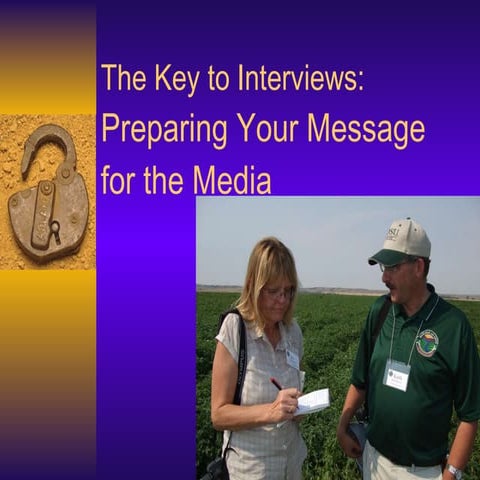 Preparing Your Message for the Media | PPT