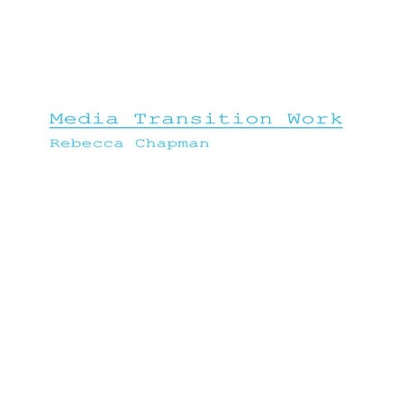 Media transition work | PDF