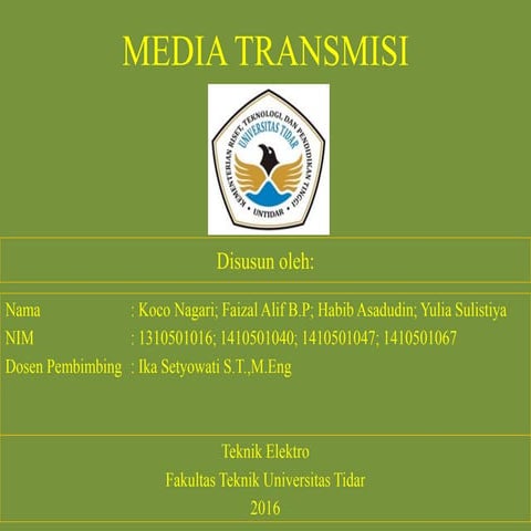 Media transmisi | PPTX