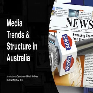 Media System, Trends & Strcutures of Australia | PDF