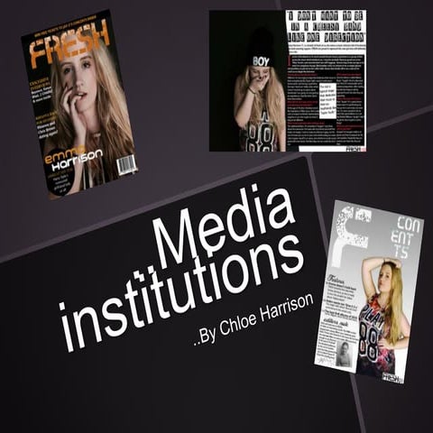 Media A Level Institutions | PPTX
