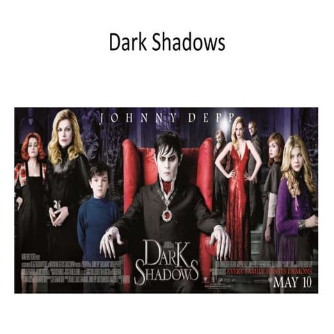 Media work (dark shadows) presentation | PPTX