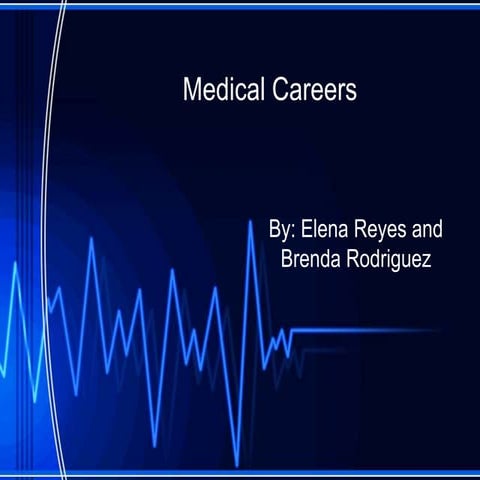 medical careers | PPTX