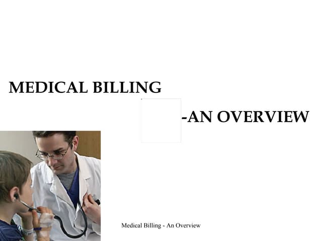 medical billing training notes | PDF