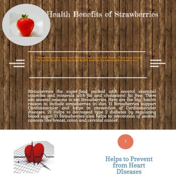 The health benefits of strawberries | PPT