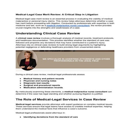 Medical-Legal Case Merit Review_ A Critical Step in Litigation.pdf