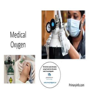 Medical oxygen : setting up the plant | PPT