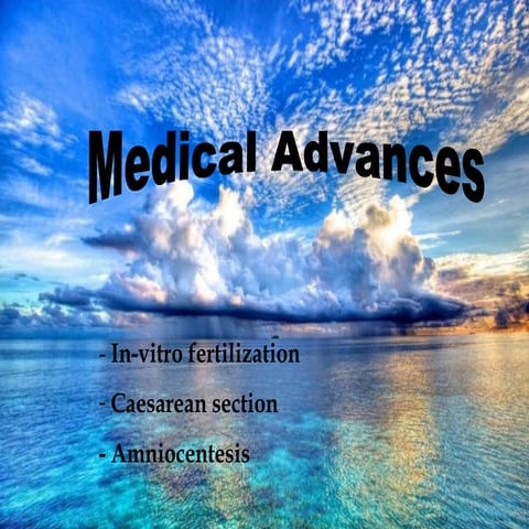 Medical advances | PPT