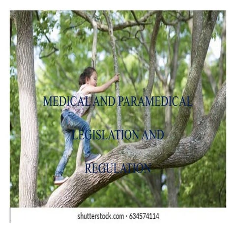 Medical and Paramedicl Legislation & regulation.pptx