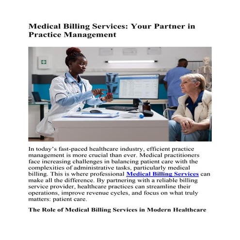 Scribe Align Medical Billing | PDF